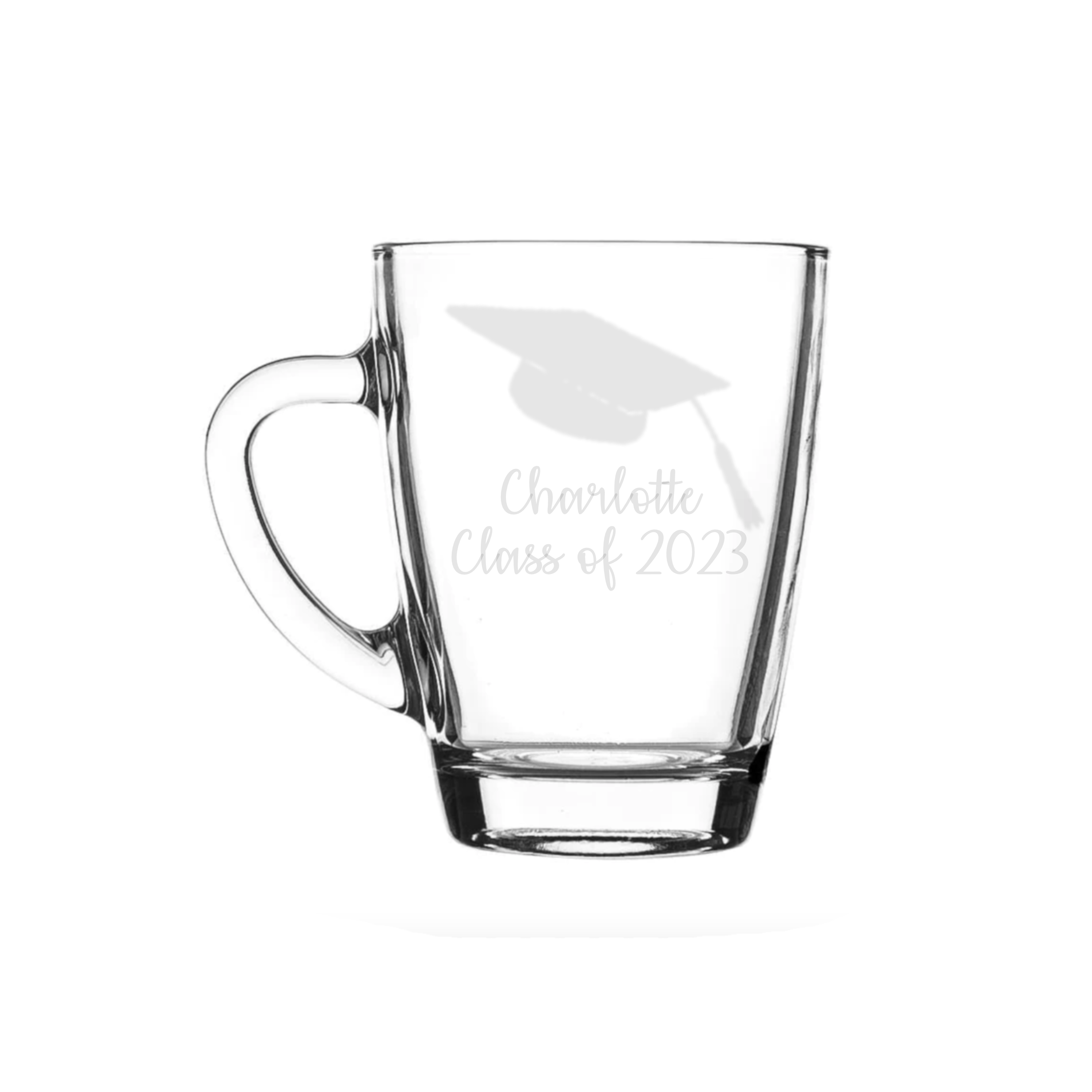 Personalised Graduation Glass Mug – Signature Moments UK
