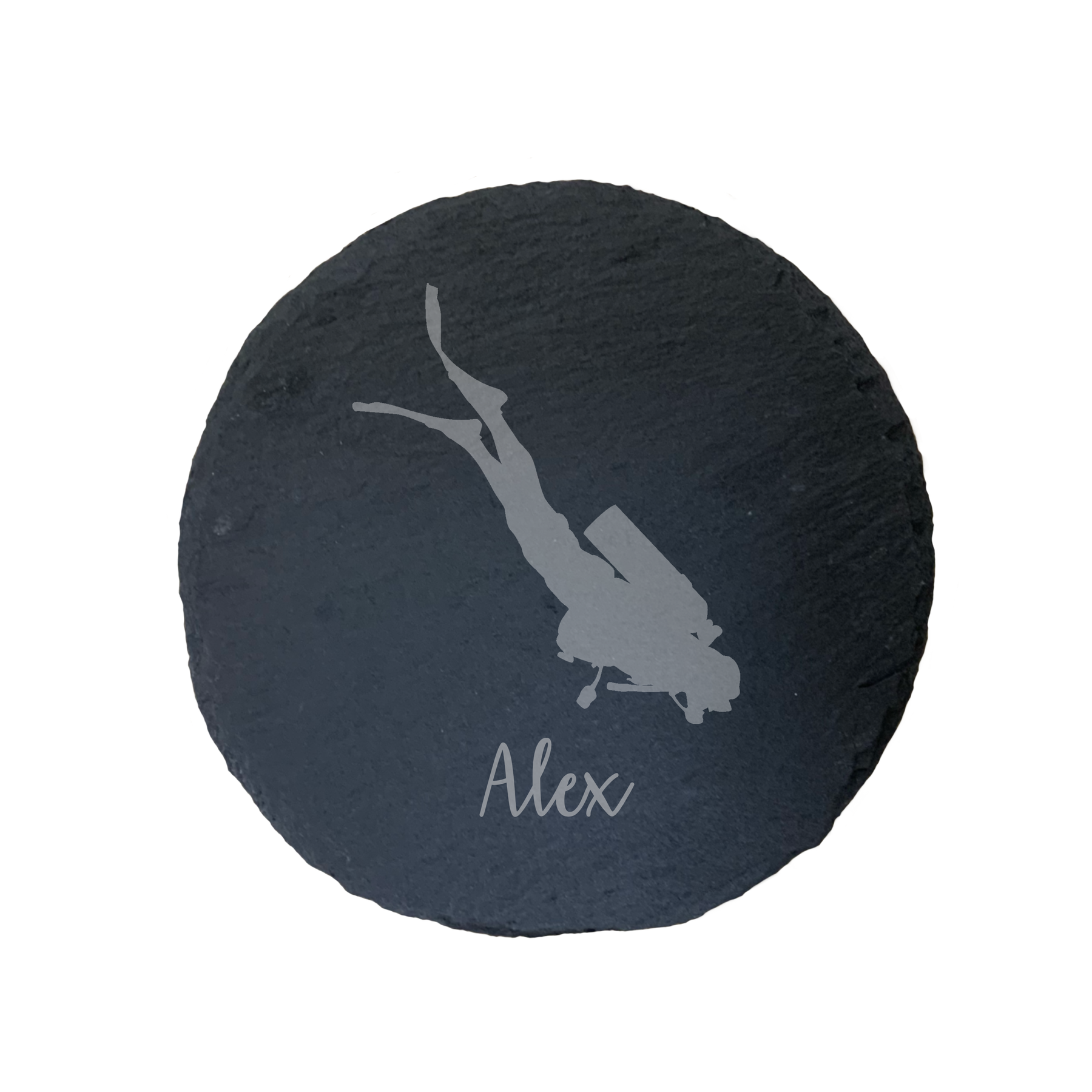 Personalised Scuba Diving Slate Coaster – Signature Moments UK