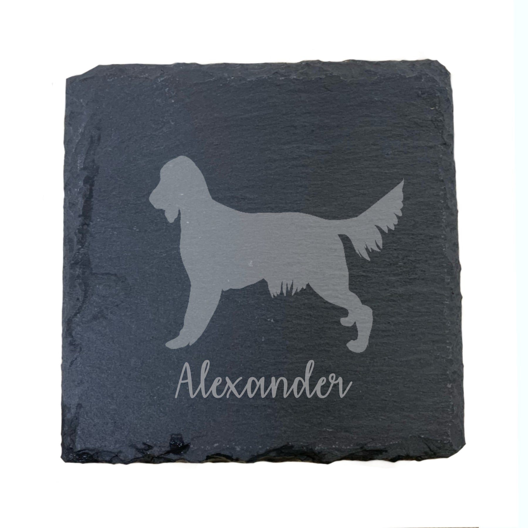 Personalised Irish Setter Slate Coaster – Signature Moments UK